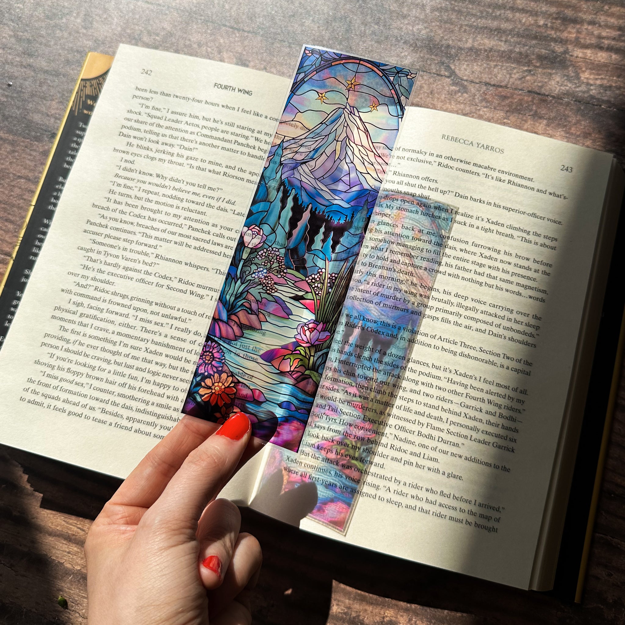 Trio Stained Glass Bookmarks – sonnetandfable
