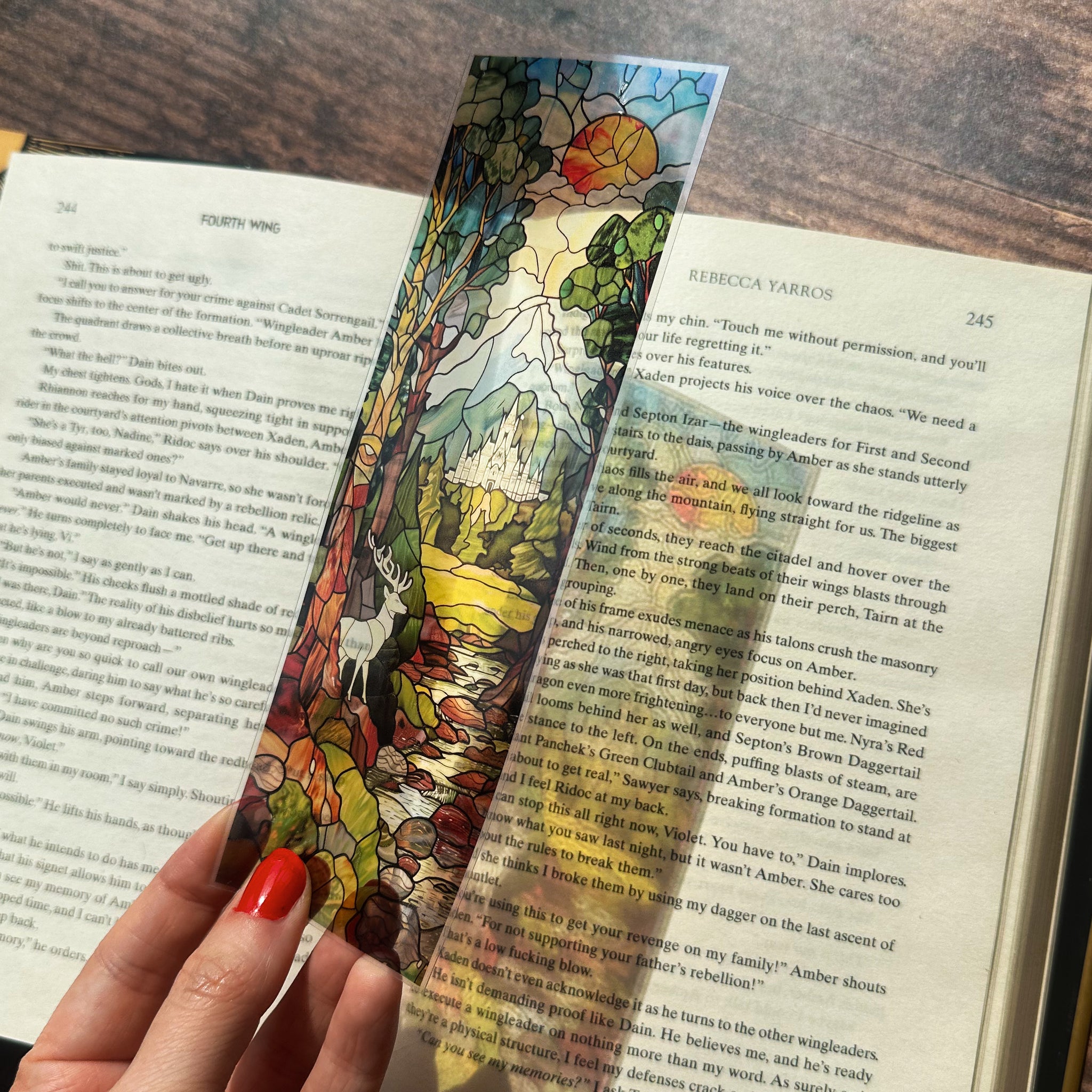 Trio Stained Glass Bookmarks – sonnetandfable